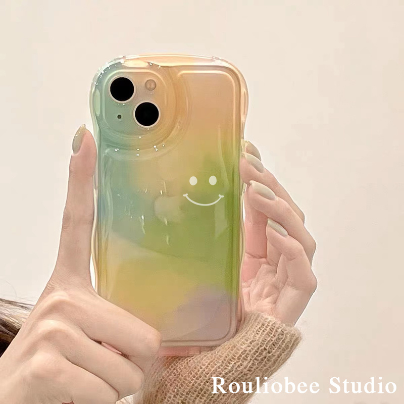 Color gradient smiley face